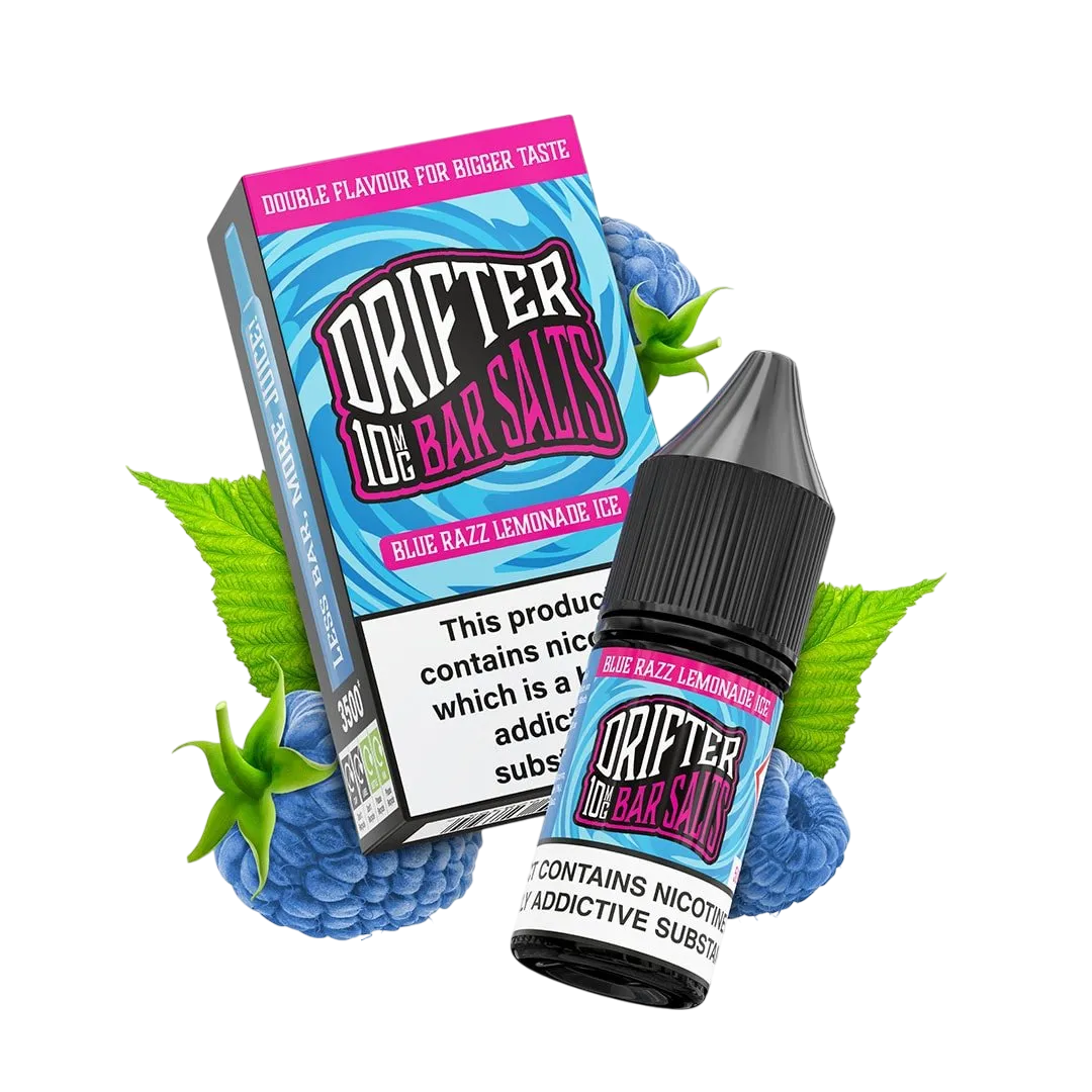Drifter Bar Salt - Blue Razz Lemonade Ice - 10ml - Puffkalica